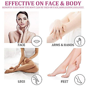 Electric Facial Hair Remover for Women,USB Rechargeable Thread Epilator Cotton Threading Hair Removal ​for Face Arms Legs Back