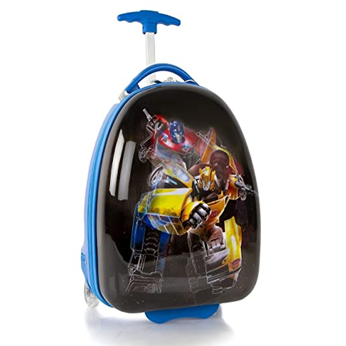 Heys Transformers Boy's 18 Inch Hardside Carry-on Luggage Wheeled Suitcase (Blue-Black)