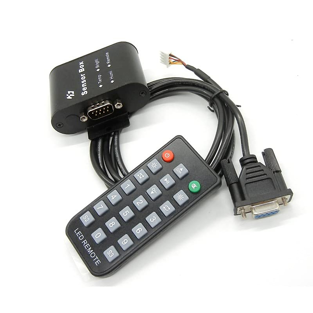 Davitu Motor Controller - HD-901D Full color led control card functional board Temperature ,humidity ,brightness sensor,Infrared receiver support module