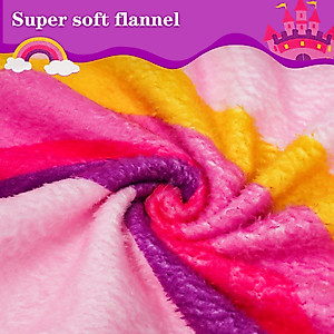 Soft Baby Monthly Milestone Blanket Boho for Girls with Flower Headband, Newborn Monthly Blanket for Baby Pictures, Baby Photo Blanket 57” x 38” (Pink)