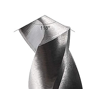 uxcell 7.2mm Twist Drill High Speed Steel Bit HSS-4241 for Steel, Aluminum Alloy 1pcs
