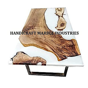 Epoxy Table, Live Edge Wooden Table, Epoxy Resin River Table, Natural Wood, Dining table, Natural Epoxy Table, Resin Table