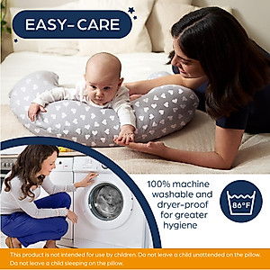 Niimo XXL Pregnancy Pillow & Baby Feeding Pillow - 2022 Double Platinum Winning Maternity Pillow, 100% Cotton Pregnancy Pillow Cover, Machine-Washable Pregnancy Body Pillow, Pregnancy Must Haves