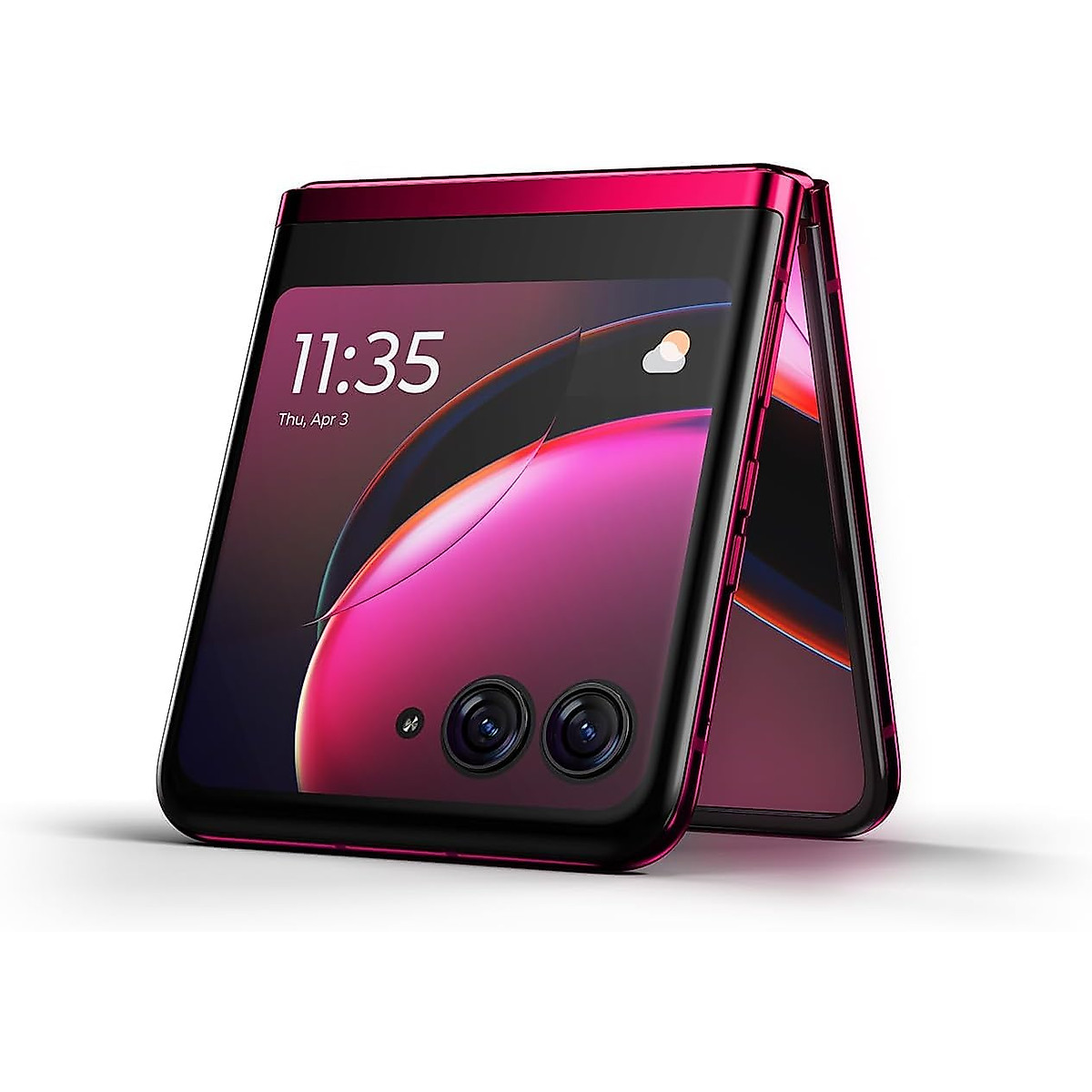 Motorola RAZR 40 Ultra 5G Dual 512GB 12GB RAM Unlocked (GSM Only | No CDMA - not Compatible with Verizon/Sprint) China Version, Foldable Smartphone – Viva Magenta