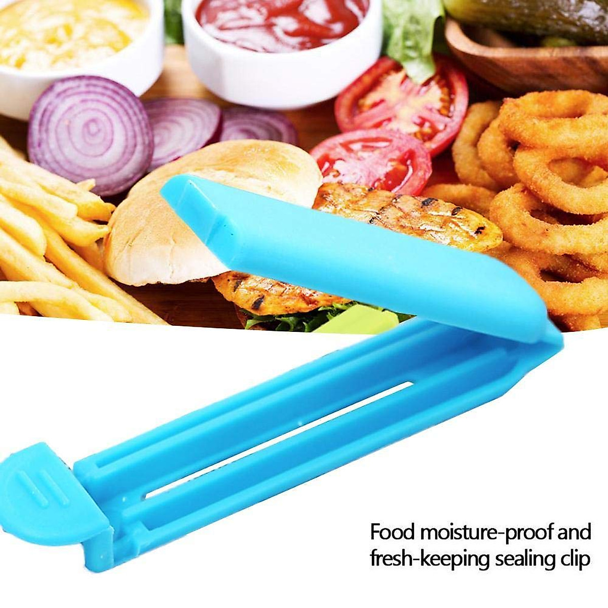 Plastic Sealing Clips for Food Snack Bag, 2.7Inch Bag Sealing Clips,Chip Bag Clips, Bag Clips for Food Storage
