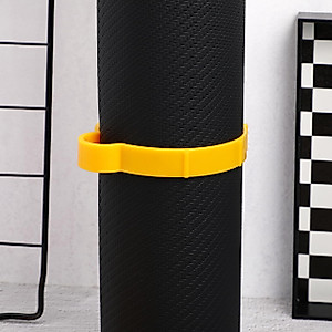 VICASKY 4pcs Sheet Binding Circle Car Accesories Automotive Tools Stickers for Car Vinyl Roll Holder Clips to Hold Car Decal Sticker Film Plastic Vinyl Wraps Clip Bracket Yellow Small