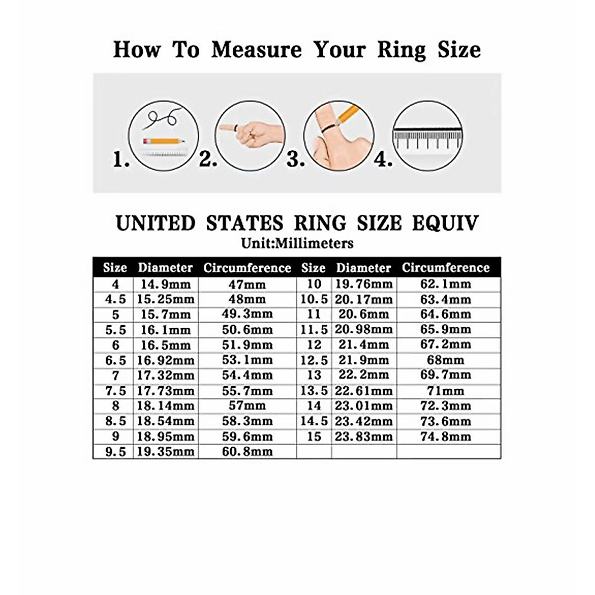 KAIYUFU Jewelers Her King His Queen Rings Imperial Crown Stainless Steel Mood Ring Changing Color Romantic Matching Wedding Band Gifts Women Size US 7
