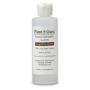 Vegetable Glycerin and Propylene Glycol 4 oz. Each Food Grade USP Kosher 99.9% Pure