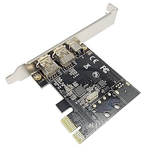 YOTOCAP 3 Port PCI-E Firewire Card IEEE 1394A x 2 + Mini 1394A Controller Card Adapter Dual Chipset for Win 7/8/10