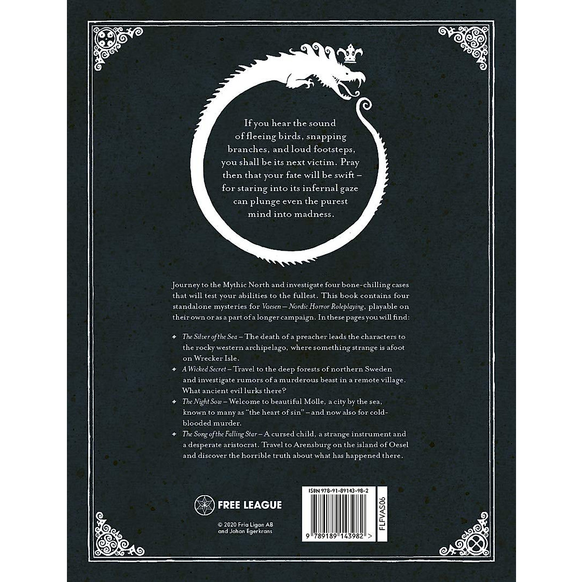 Free League Publishing Vaesen - A Wicked Secret and Other Mysteries