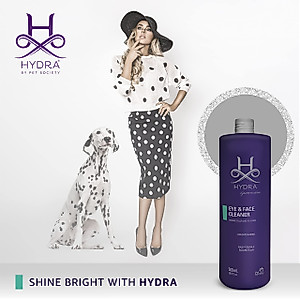 Hydra Professional Face and Eye Cleaner for Dogs and Cats, No-Rinse Pet Cleaner for All Breeds and Coat Types