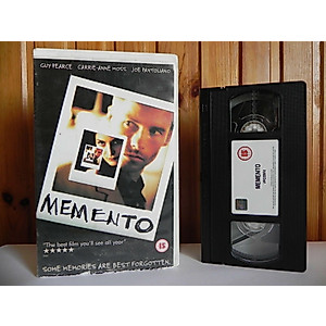 Memento - Large Box - Pathe! - Thriller - Ex-Rental - Carrie-Anne Moss - Pal VHS
