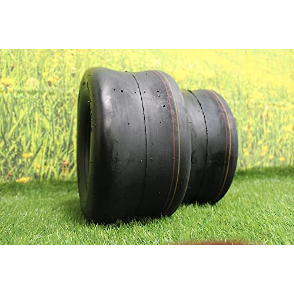Set of Two 13X6.50-6 4 Ply Turf Tires for Lawn & Garden Mower 13X6.5-6