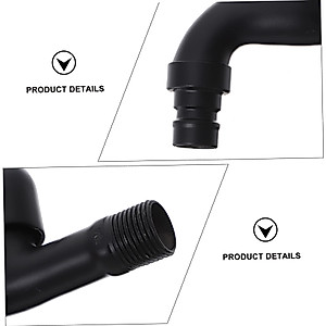 OSALADI 2pcs Washing Machine Faucet Sink Faucet Kitchen Faucets Faucet Washing Machine Water Faucet Outdoor Faucet Black Kitchen Faucet Kitchen Accessories Hose Faucet Stainless Steel Mop