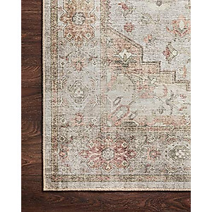Loloi II Heidi Collection HEI-02 SAGE/Multi, Traditional 7'-6" x 9'-6" Area Rug