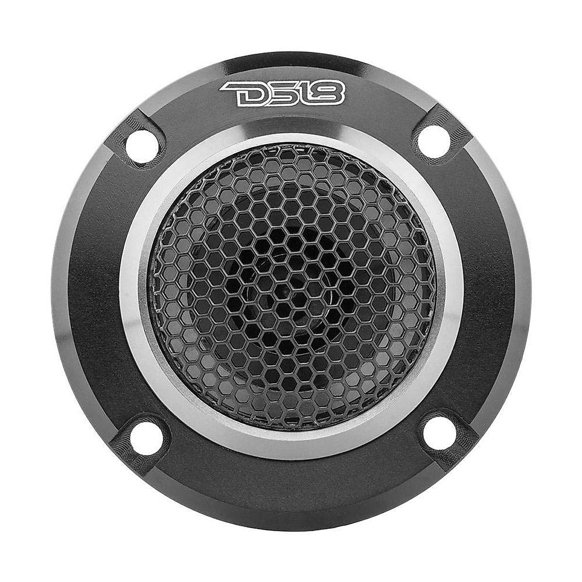 DS18 Super Tweeters with Universal Pods - 4X Tweeters 3.6" High Compression Neodymium Hybrid Driver/Tweeter 400 Watts Max with 2X Universal Speaker Enclosure Pillar Pod - Easy to Install - Crazy Loud
