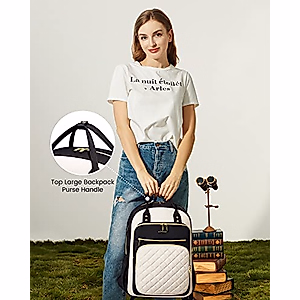 LOVEVOOK Laptop Backpack for Women, Fashion Travel Work Commuter Backpack Purse with USB Port, Lightweight Casual Daypacks, Nurse Teacher College Computer Bag, Fit 15.6" Laptop