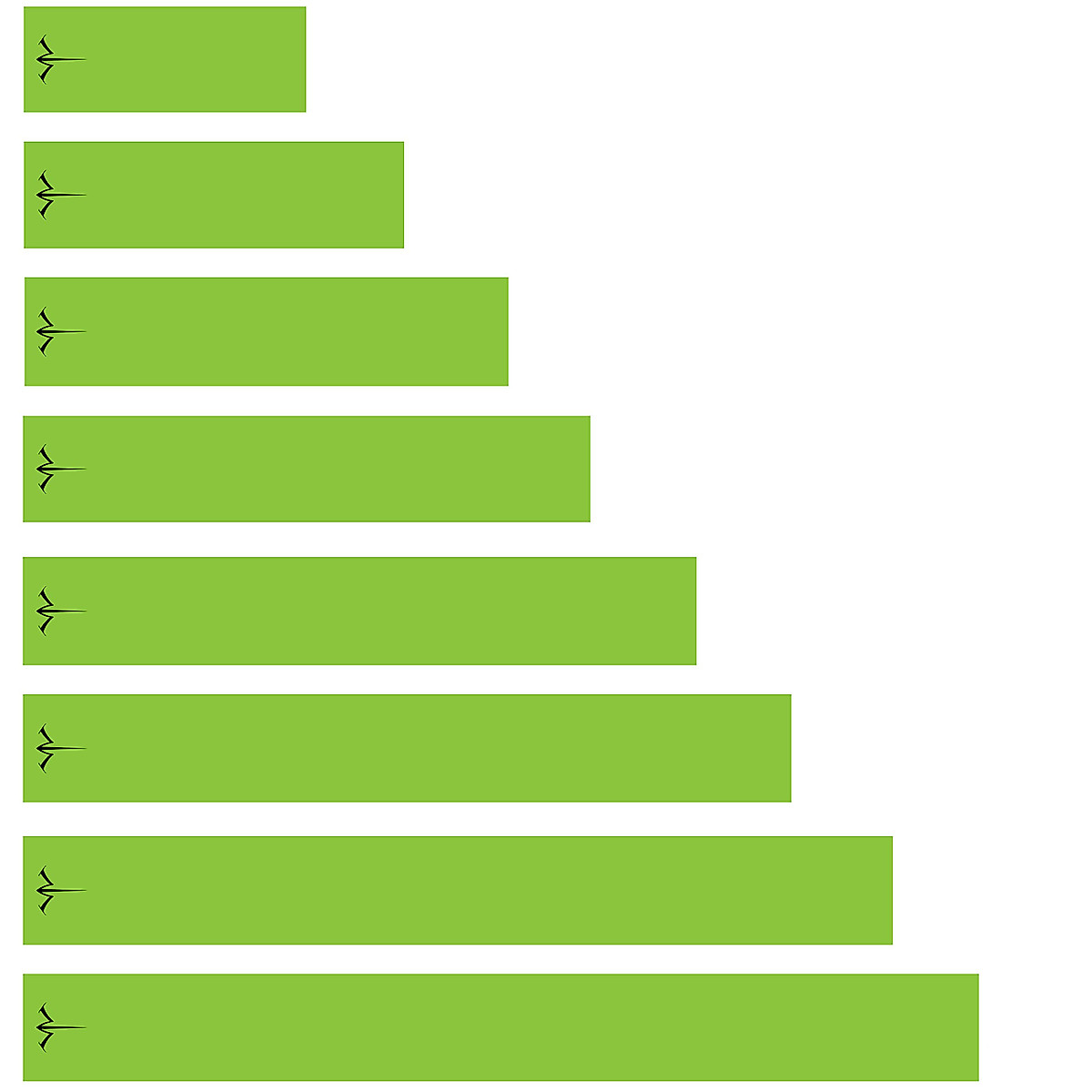 White Water Archery Lime Green Icon Logo Arrow Wraps 15 pk Choose Length Width (4, 1)