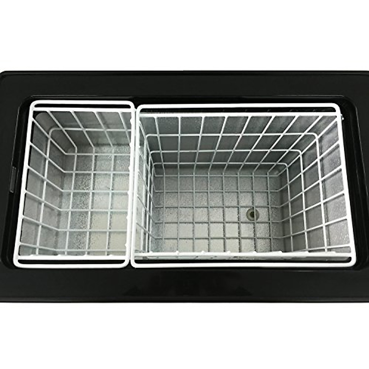 FM-452SG 45 Quart Slimfit Portable Refrigerator, AC 115V/ DC 12V Real Freezer for Car, Home, Camping, RV-8°F to 50°F, Charcoal, Gray