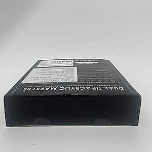 colpart 36 Colors Dual Tip Acrylic Paint Pens Markers,Premium Acrylic Paint Pens With Medium Tip and Brush Tip for Rock Painting,Wood,Canvas,Acrylic Paint Markers For DIY Crafts Christmas Gift