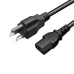AMSK POWER 3-Prong 12 Ft 12 Feet Ac Power Adapter US Extension Wall Cord Power Cable for Microsoft Xbox 360 Brick Charger Adapter