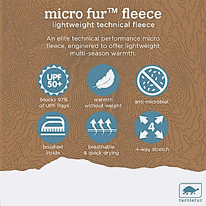 Turtle Fur Micro Fur Stretch Double Layer Neck Neckwarmer, Navy