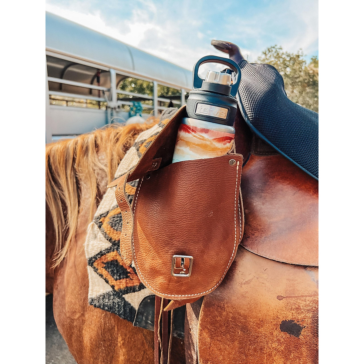 Tervis Sara Berrenson Painted Canyon Water, 24oz Wide Mouth Bottle, Stainless Steel