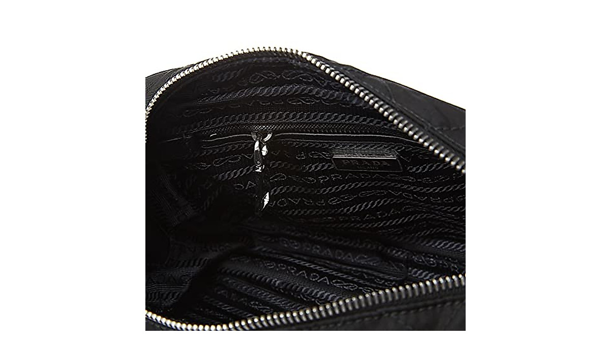 Prada Womens Black Tessuto Nylon Crossbody Bag | Stylish & Versatile