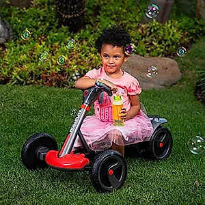 Rollplay Flex Kart 6V Electric Go Kart for Children Aged 2-5 Featuring Space-Saving Folding Function, Easy Push Start Button, and a Top Speed of 2 MPH, Green