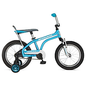 Schwinn Krate EVO Kids Bike for Boys and Girls Ages 3-5 Years, 16-Inch Wheels, Rider Height 38 to 48-Inches, Removable Training Wheels, Rear Coaster Brake, Apple Red
