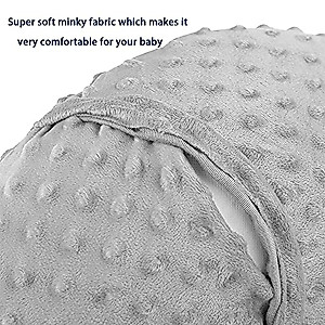iEvolve Nursing Pillow Cover Breast Feeding Pillow Support Positioner Lounger Cover for Baby Boy Girl(Beige)