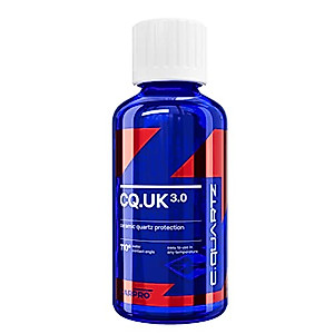 CARPRO CQUARTZ UK 3.0_30ml Kit - Ceramic Coating Finish, Quartz Based Nanotechnology, Bonds to Paint, Glass, Metal and Plastic
