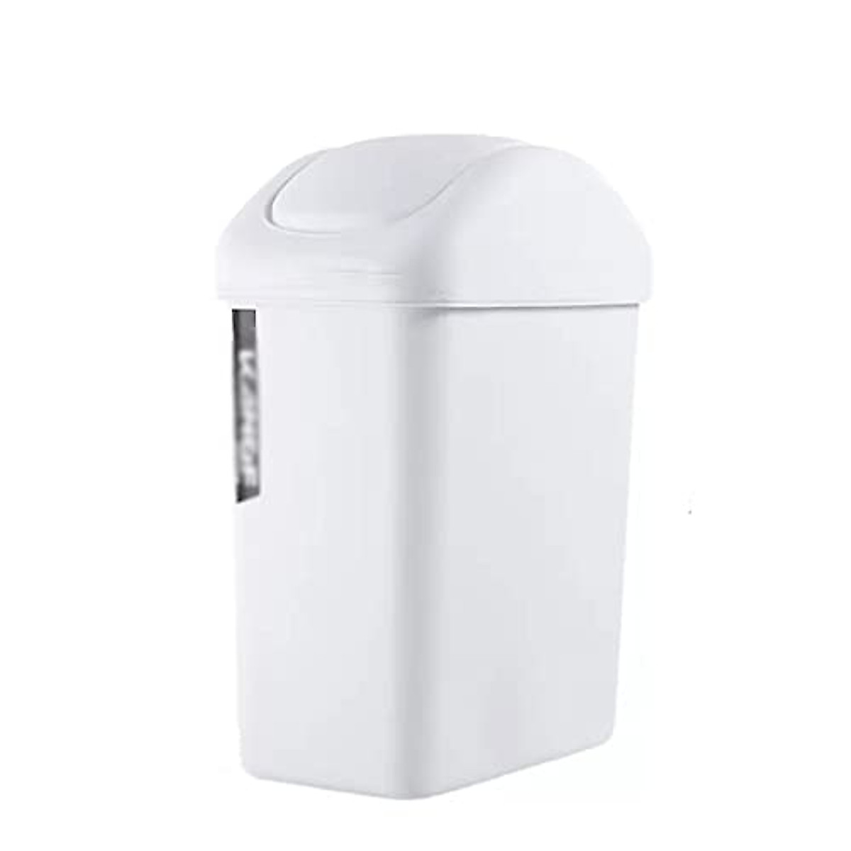DYPASA Rectangular Household Toilet Garbage Can with Lid, Swing-Cover Indoor Garbage Can Trash can ( Color : Gold , Size : 6l )