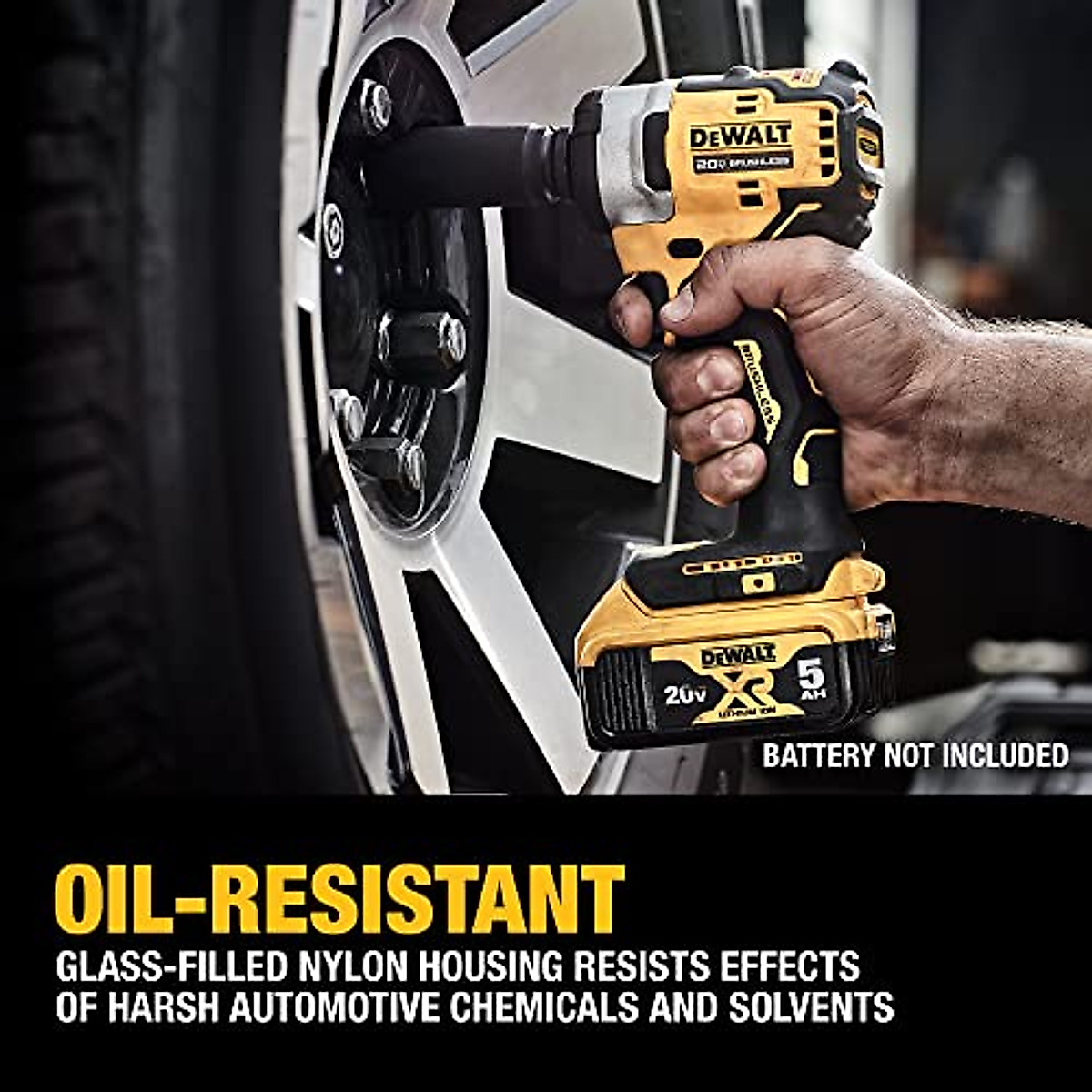 DEWALT DCF911B 20V MAX* 1/2" Impact Wrench with Hog Ring Anvil (Tool Only)