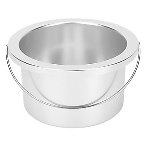 Wax Pot,Portable Wax Melting Inner Pot Depilatory Machine Pot Waxing Warmer Replacement Pot for Hair Remover Machine Wax Warmer Replacement Tin Inner Pot Portable Hair Removal Waxing Bowl