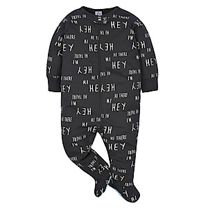 Gerber Baby Boys' 4 Pack Sleep 'N Play Footie, Bear, 3-6 Months