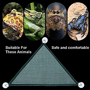 hammock bed pillow sleeping bag dragon bearded tank accessories pet hanging plant turtle small cover toys reptile hide terrarium supplies blanket decor carrier pets gift, Lizards,Gecko Black Small