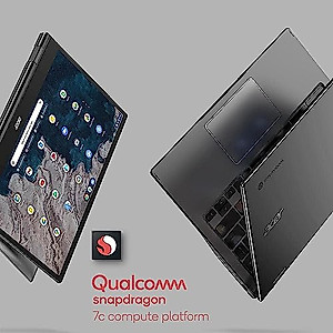 acer Chromebook Spin 513 2-in-1 Convertible Laptop, 8-Core Qualcomm Snapdragon 7c, 13.3" FHD IPS Touchscreen Display, 4GB RAM, 64GB eMMC, Student & Business, WiFi, Backlit KB, Chrome OS