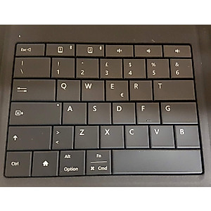 Microsoft Wireless Universal Foldable Keyboard for iPad, iPhone, Android Devices, and Windows Tablet:International QWERTY Layout