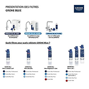 Grohe 40547001 Blue Active Carbon Replacement Water Filter 792.5 Gallon Capacity