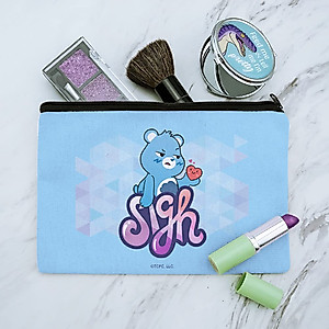Care Bears: Unlock the Magic Grumy Bear Sigh Makeup Cosmetic Bag Organizer Pouch