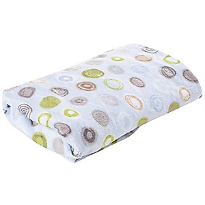 Summer Ultra Plush Changing Pad Cover, Blue Swirl