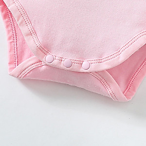 Magic Park 3-24M Infant Baby Boys Girls Tattoo Sleeve Romper Bodysuit Toddler Boy Tattoo Shirts Jumpsuit (Pink-C, 3-6 Months)