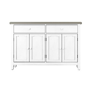 Hillsdale Furniture Hillsdale Clarion Server Distressed Gray/Sea White