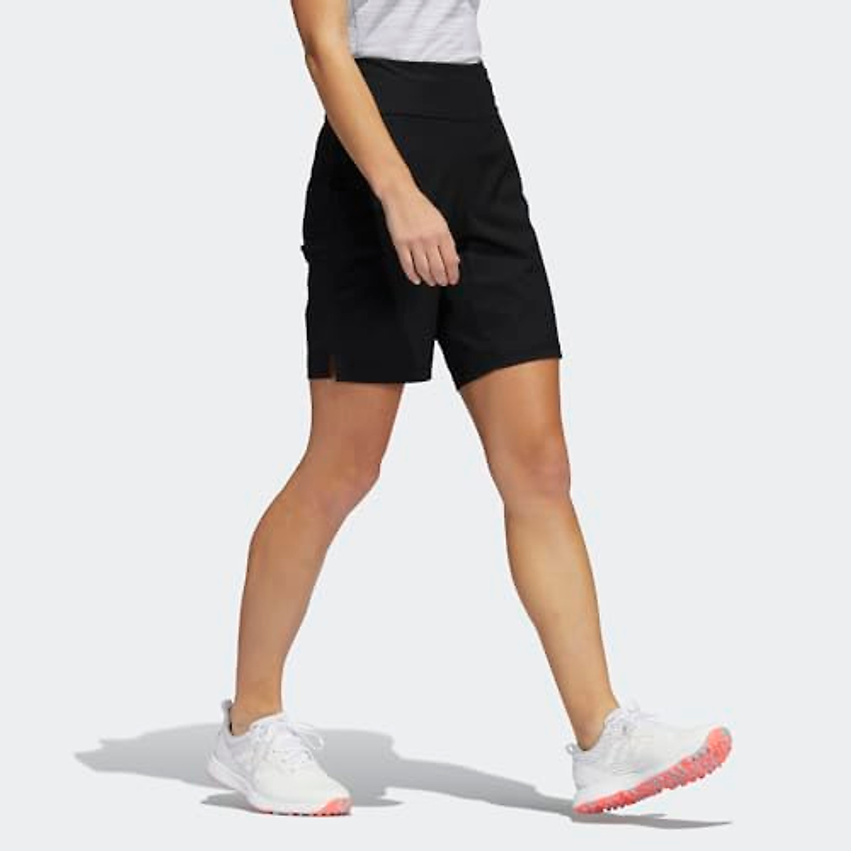 adidas Women's Standard Ultimate365 8.5 Inch Modern Bermuda Golf Shorts, Black, Medium