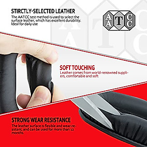 Krone Kalpasmos Replacement Ear Pads for Sony MDR-RF995R, Compatible with Sony WHRF400R WH-RF400R MDR-RF995RK MDR-RF895RK Headphone, Soft Leather Foam Ear Cushions for Sony Headphone