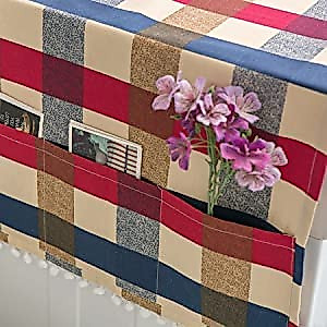 Alvinlite Fridge Dust Cover,Multi-Purpose Cotton Linen Refrigerator Cover Protector for Fridge Washing Machine(67x28inch)