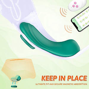 LATUNE App Remote Control Vibrator Sex Toys, Quiet Adult Toys for Womens with 10 Vibration Modes, Couples Sex Toys with Magnetic Clip for Public Play, Butterfly Vibrator Adult Female Sex Toys