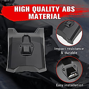 A & UTV PRO Snowmobile Low Profile Battery Compartment Cover Compatible with Ski-Doo Rev Gen4 Freeride Summit Accessories, Replace OEM # 860201505, Black, 1PCS