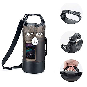 XJPB Waterproof Dry Bag,Waterproof Dry Bag Backpack,10L 20L,for Water Sports - Fishing, Boating, Kayaking, Surfing, Rafting Gifts,Blue,10L